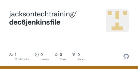 GitHub Jacksontechtraining Dec Jenkinsfile
