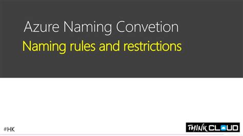 [azure governance] lesson 1 azure naming convention ppt
