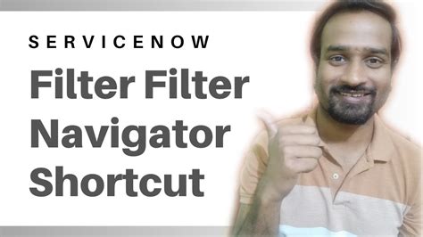 What Is Filter Filter Navigator Shortcut In Servicenow Engineer Vineet Jajodia Youtube