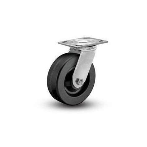 Roller Wheels Polished Finish Available In Black And Silver Various Sizes For Load Carrying