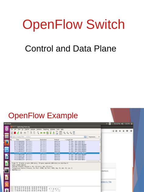 Openflow Switch Control And Data Plane Pdf Network Switch Port