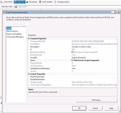 Sql Server Ssis 2012 Metadata Out Of Sync After Addremove Script