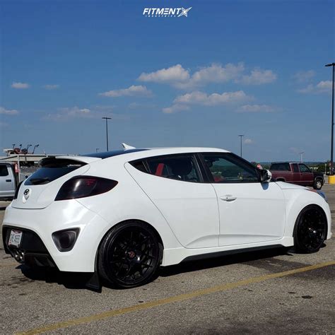 2013 Hyundai Veloster Turbo With 18x8 Revolution Racing Rr06 And