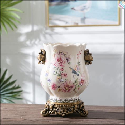 Новая китайская винтажная керамическая ваза творческое домашнее украшение керамические ремесла