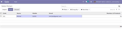 List View Parameters In Odoo 12