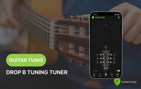 How To Use Guitar Tunio Drop B Guitar Tuner Guitar Tuner Guitar Tunio