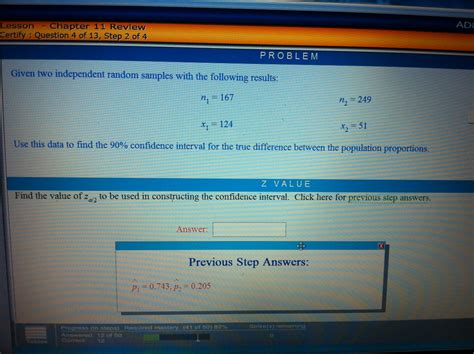 Solved Problem Given Two Independent Random Samples With The Chegg
