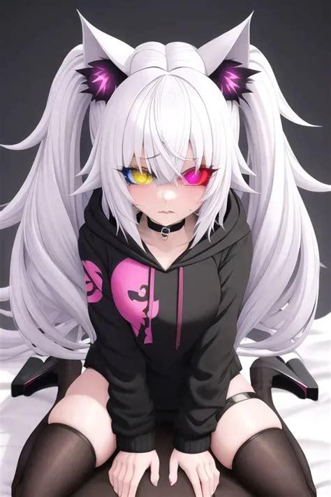 Anime Girl Half Demon
