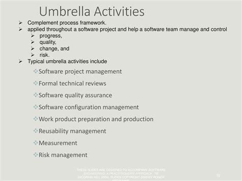 Umbrella Activities For A Software Process At Kimberly Clifton Blog