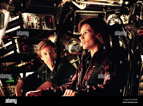 The Core Aaron Eckhart Hilary Swank 2003 C Paramount Courtesy