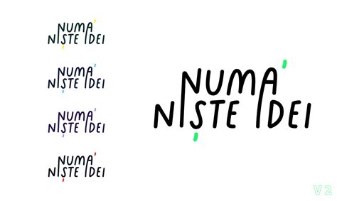 Numa Niște Idei Logo Process Behance