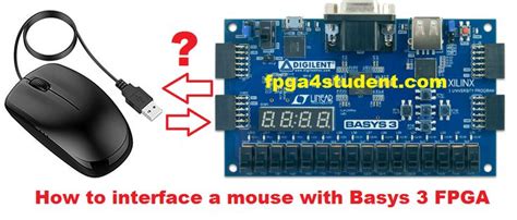 Fpga Tutorial How To Interface A Mouse With Basys 3 Fpga Verilog