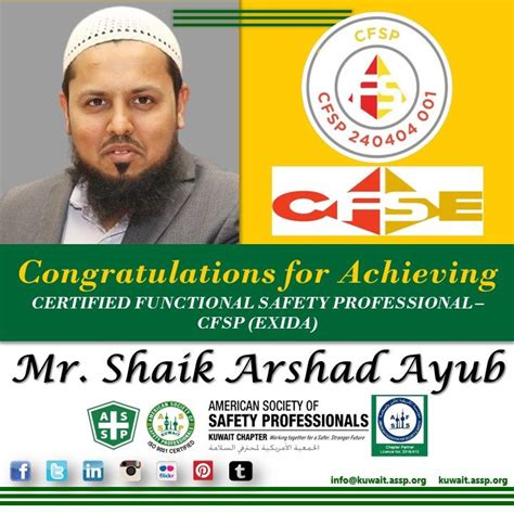 American Society Of Safety Professionals Kuwait Chapter On Linkedin