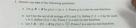 Solved Answer Any Two Of The Following Questions A ﻿let
