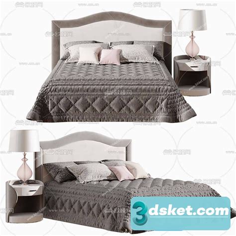 3d Model Bed 596 Free Download Download 3d Model Free 3dskymodel Free 3dsket Interior