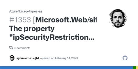 Microsoftwebsites The Property Ipsecurityrestrictionsdefaultaction Is Not Allowed On