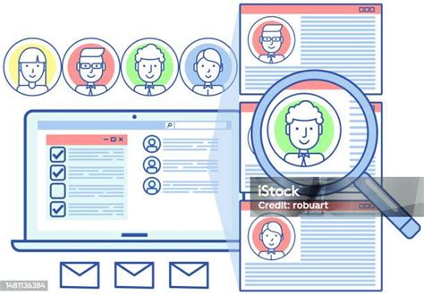 인적 자원 관리 및 고용 개념 면접 채용 대행 프로그램 설계 3차원 형태에 대한 스톡 벡터 아트 및 기타 이미지 3차원 형태 개념 검색 Istock