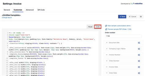 How To Customize Woocommerce Invoice Templates Webtoffee