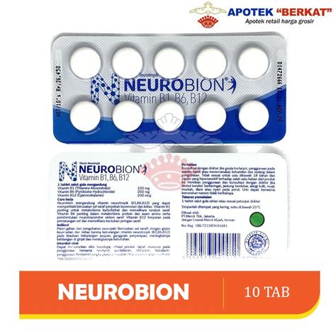 Jual Neurobion 10 Tablet Putih Shopee Indonesia