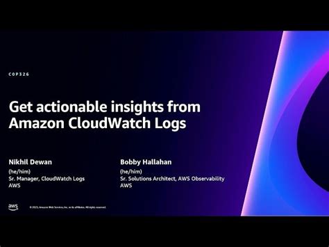 Free Video Get Actionable Insights From Amazon Cloudwatch Logs Pattern Analytics And