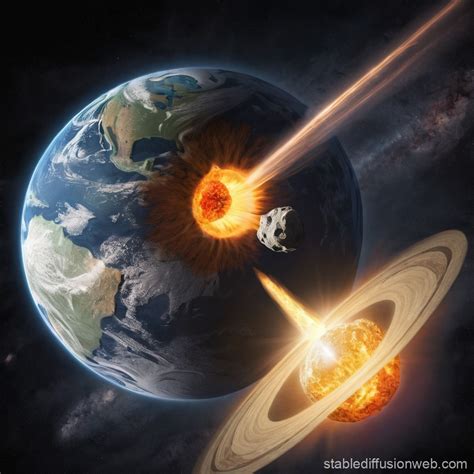 Asteroid Interception Diagram Stable Diffusion Online