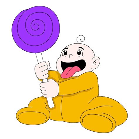 Der Kleine Junge Verhält Sich Süß Und Trägt Glücklich Riesige