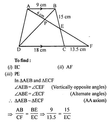 Selina Concise Mathematics Class ICSE Solutions Chapter Similarity Ex E NCERT MCQ