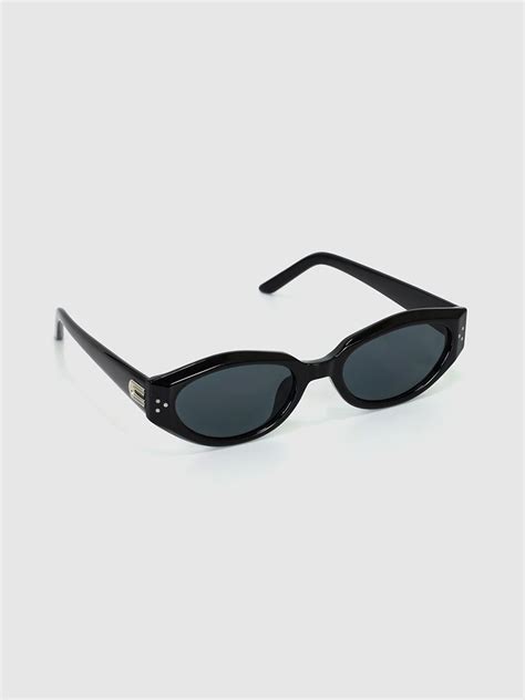 Musinsa Lookathis Lk09 Black Clip Oval Fit Sunglasses