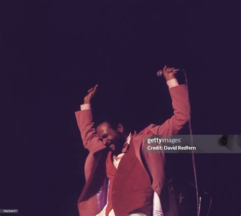 American Singer Songwriter And Record Producer Marvin Gaye Performs