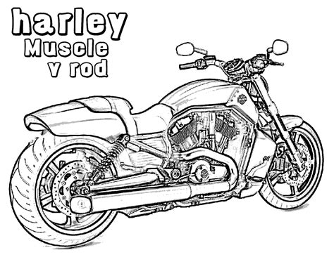 Harley Davidson Logo Coloring Pages At Free