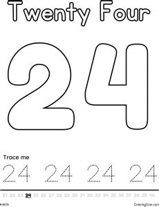 Numbers 1 10 Coloring Page