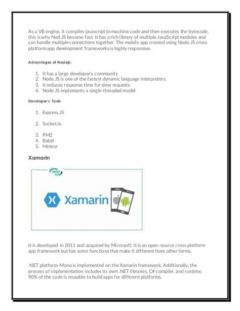 Top Cross Platform Mobile App Development Frameworks
