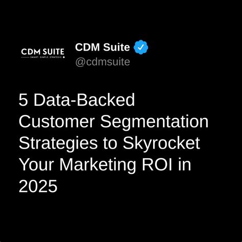 5 Data Backed Customer Segmentation Strategies To Skyrocket Your Marketing Roi In 2025
