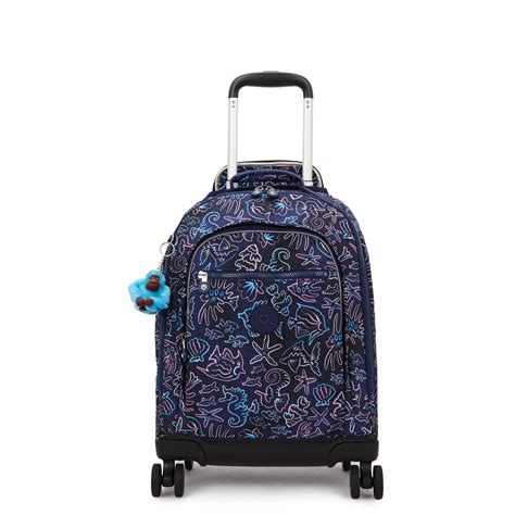 Kipling Large Wheeled Backpack With Laptop Compartment Unisex Disco