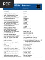 Marine Corps Running Cadences Lyrics Pdf