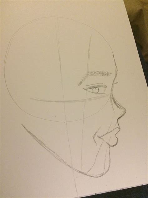 How To Draw A Profile Drawing Pencil Art Grid Drawing Guide Profile Drawing Drawing Guide