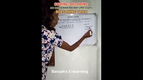 Coding Decodingreasoning Tricksreasoning Classes For Ssc Cgl Gd Examshorts Youtube
