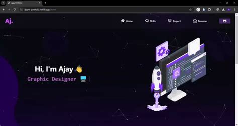 Ajay M On Linkedin Webdevelopment Reactjs Tailwindcss Framermotion Typescript Portfolio