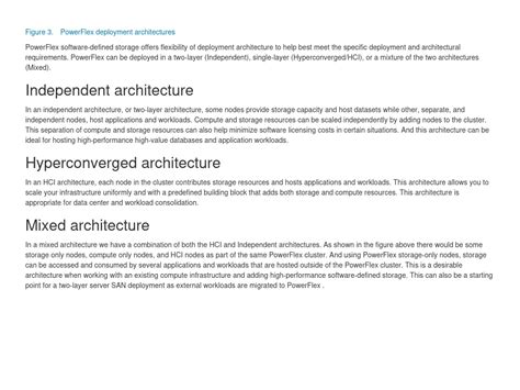 powerflex deployment architectures deploying postgresql on dell