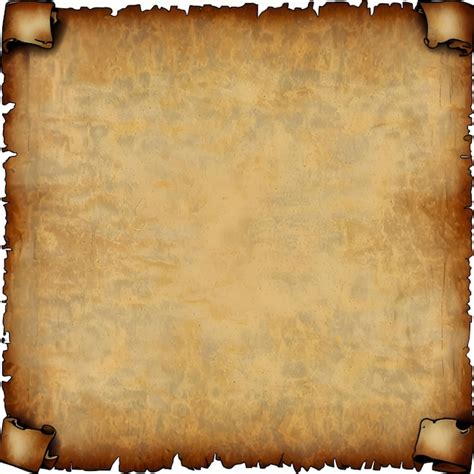 Premium Photo Ancient Vector Blank Aged Worn Paper Scroll With Yellowed Coloring And Ragged