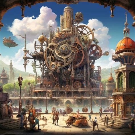 Fantasy Steampunk World