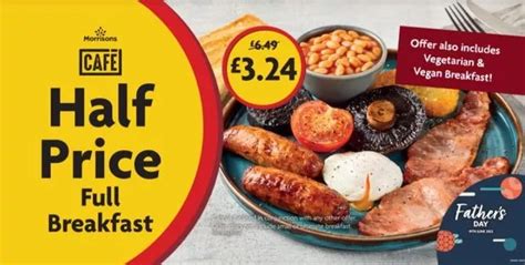 Morrisons 99p Ales And £324 Full English Breakfast On Offer Just In