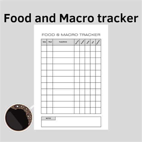 Food And Macro Tracker Macronutrient And Calorie Plannerdaily Calorie