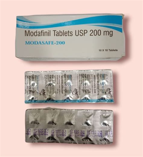 Modafinil Tablets 200 Mg Modasafe 200 For Day Time Sleeping Disorder