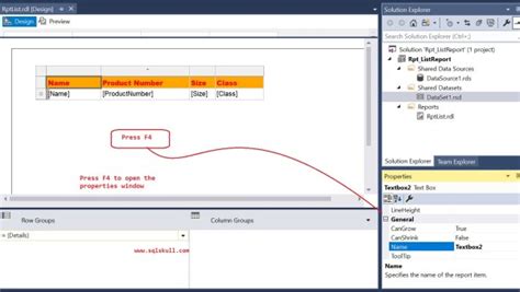 Keep Row Headers Visible In Ssrs Sql Bi Tutorials