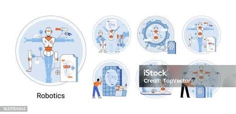 로봇 산업용 스마트 제조 장비 원격 제어 프로그래밍 가능 제조 장치 개념에 대한 스톡 벡터 아트 및 기타 이미지 개념 공장 산업 건물 공학 Istock