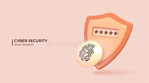 Realistic 3d Design Of Padlock Lock With Password The Personal Data Protection Stock Vector