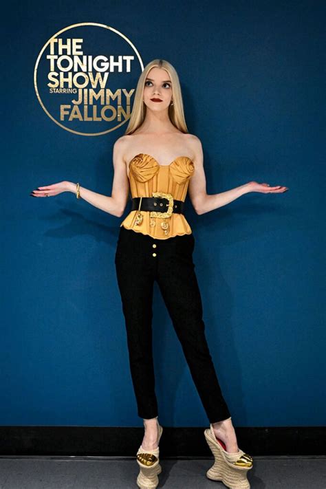 Anya Taylor Joy Wore Schiaparelli On The Tonight Show Starring Jimmy Fallon