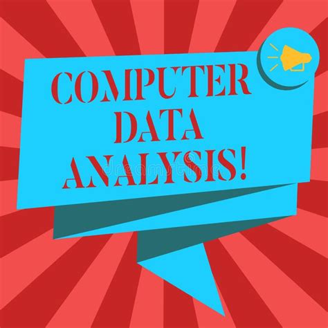 Conceptual Hand Writing Showing Computer Data Analysis Business Photo