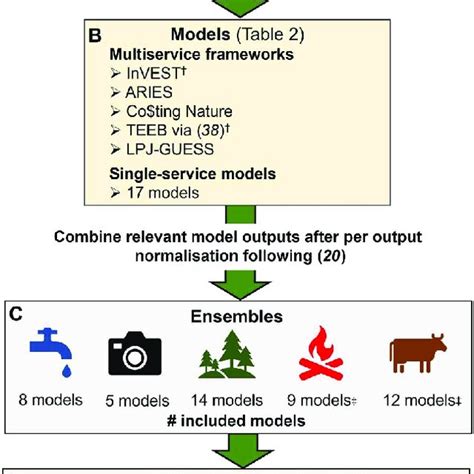 schematic overview of the model flow ensemble creation and validation